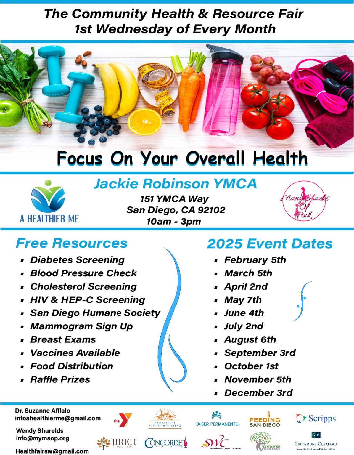 Monthly Community Health & Resource Fair - 211